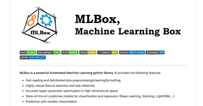 Introduction to AutoML with MLBox 🤖 | Ahmed BESBES